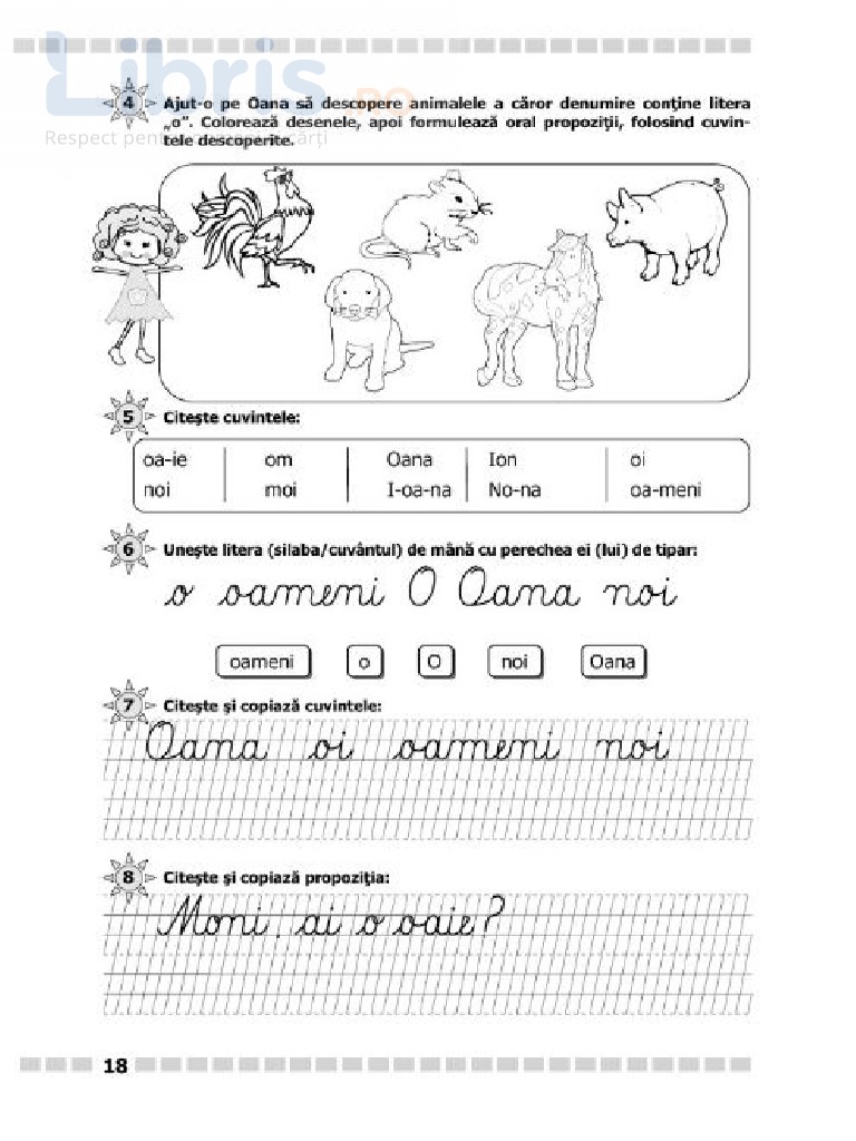 Comunicare in Limba Romana - Clasa 1 Sem. 1 Varianta CP2 | PDF