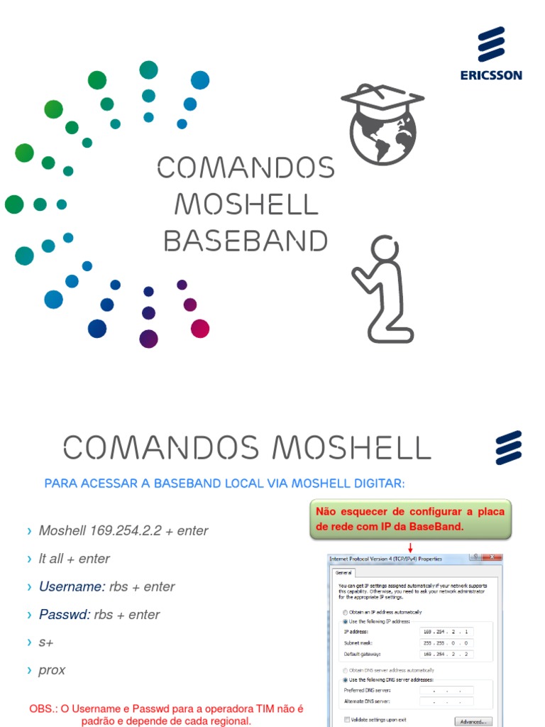 Comandos Moshell BaseBand | Download grátis PDF | Telecomunicações ...