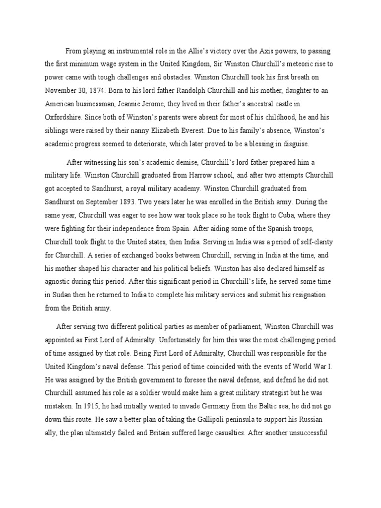 Church | PDF | Winston Churchill | Neville Chamberlain