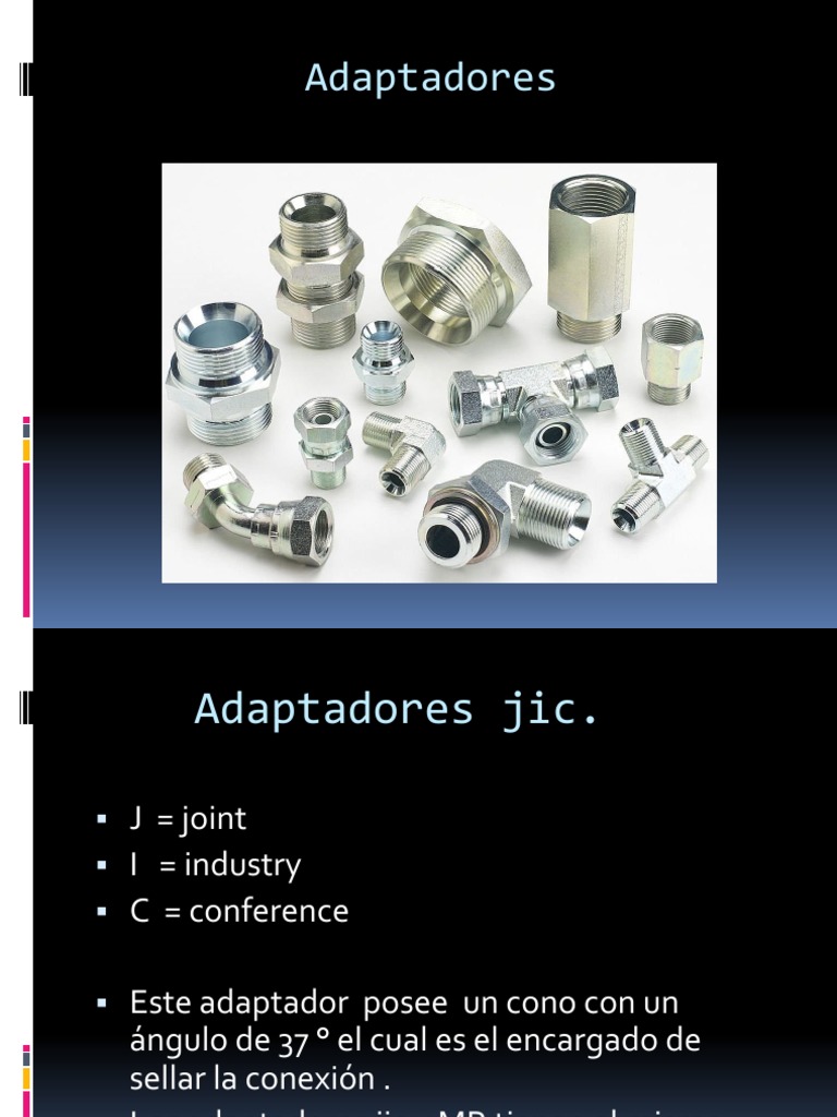 Guía Completa de Adaptadores JIC y BSP | PDF | Hogar, jardinería y ...