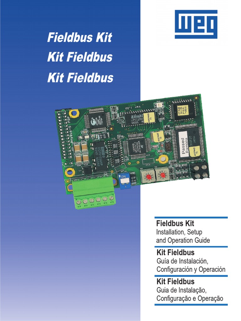 WEG CFW 09 Kit Fieldbus 0899.5174 Guia de Instalacao Portugues BR | PDF ...