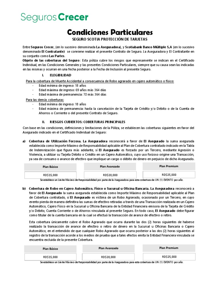 Condiciones Particulares Fra | PDF | Seguro | Póliza de seguros