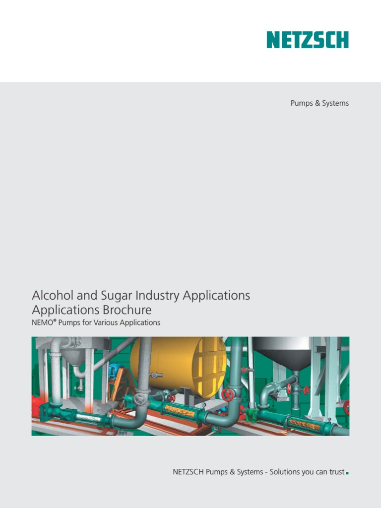 Netzsch - Alcohol and Sugar Industry Applications-Nbc | PDF | Sugarcane ...