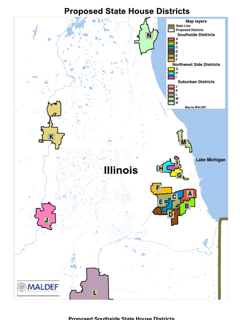 Proposed Illinois State House Districts | PDF | Illinois | Race And ...