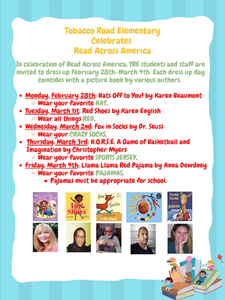 Read Across America Dress Up Day 2022 | PDF