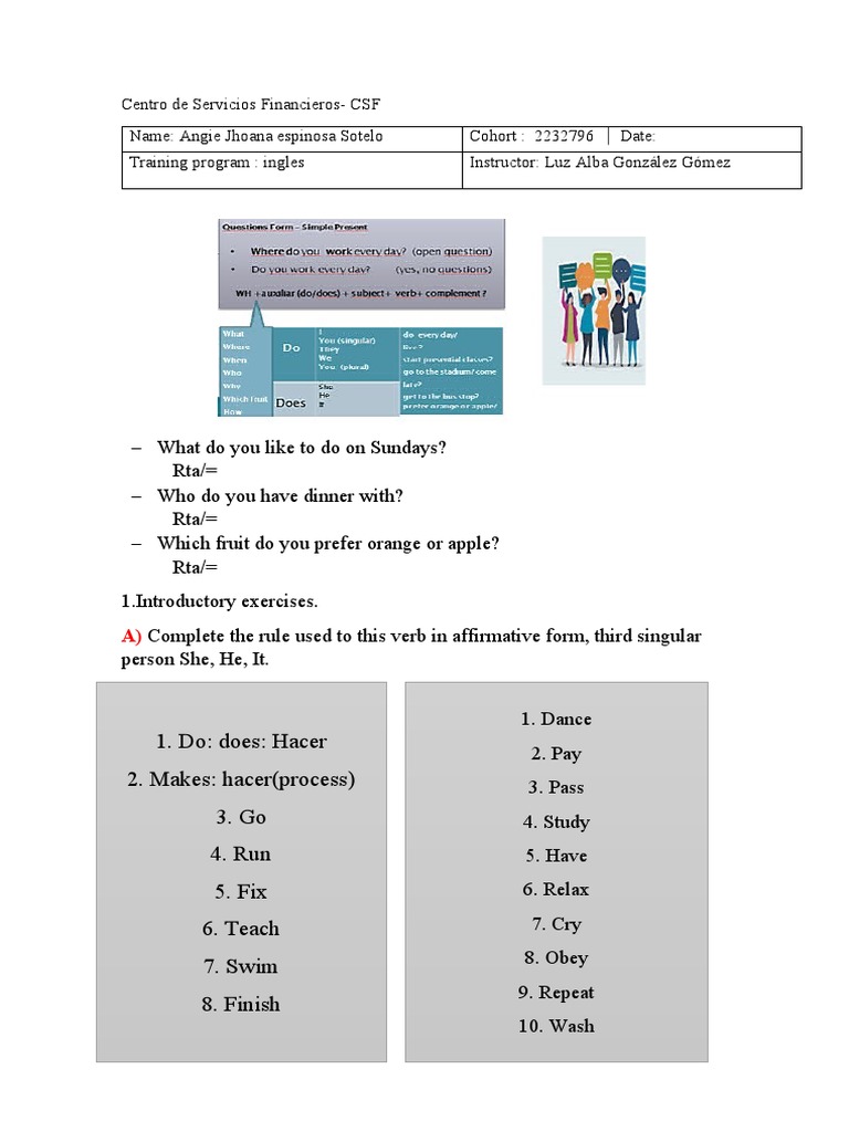 Workshop 1. Meeting New People | PDF