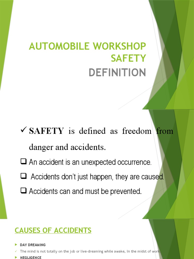 Automobile Workshop Safety | PDF | Engines