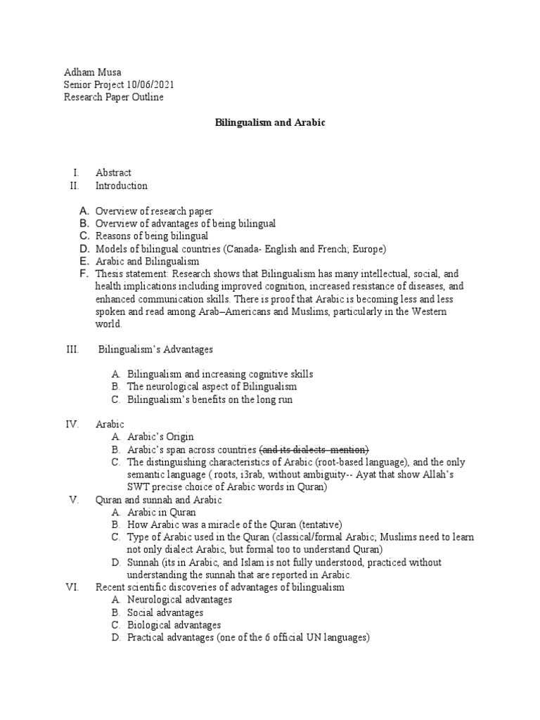 senior project outline | PDF