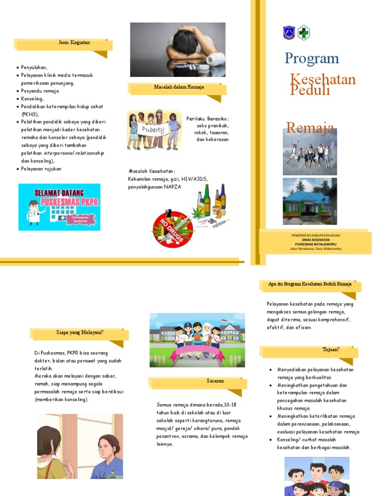 Leaflet PKPR | PDF | Kesehatan Holistik | Gaya Hidup