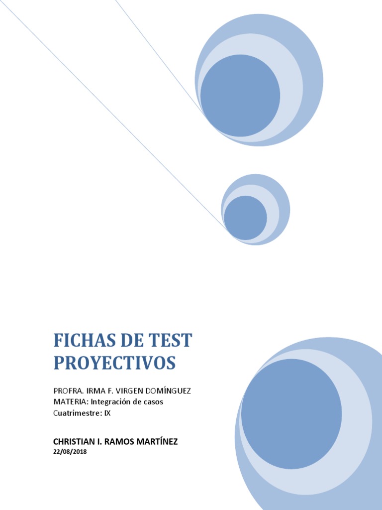 Fichas de Test Proyectivos | PDF