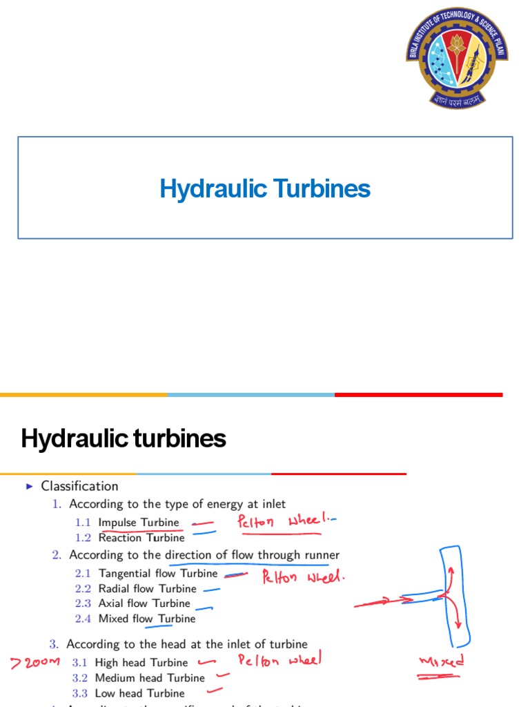 Hydraulic Turbines Lec | PDF | Turbine | Jet Engine
