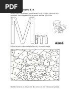 Actividades con la consonante M | PDF | Fonética | Lingüística
