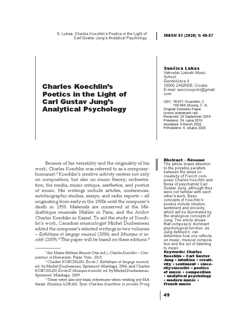 Carl Gustav Jung Pdf Analytical Psychology Carl Jung