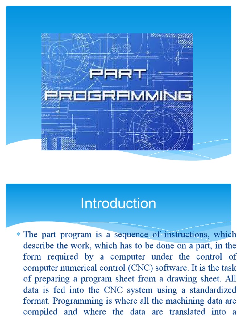 Chapter 2 Part Programming | Download Free PDF | Numerical Control ...