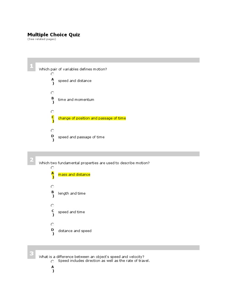 Newton's Laws of Motion Quiz | PDF | Force | Weight