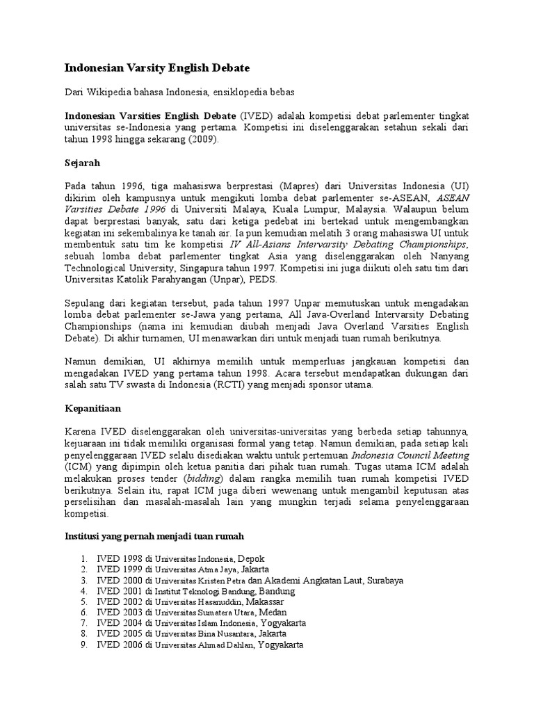 Debate Edit | PDF
