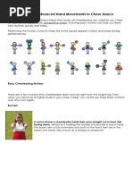 Essential Cheerleading Arm Positions | PDF | Language Arts & Discipline ...