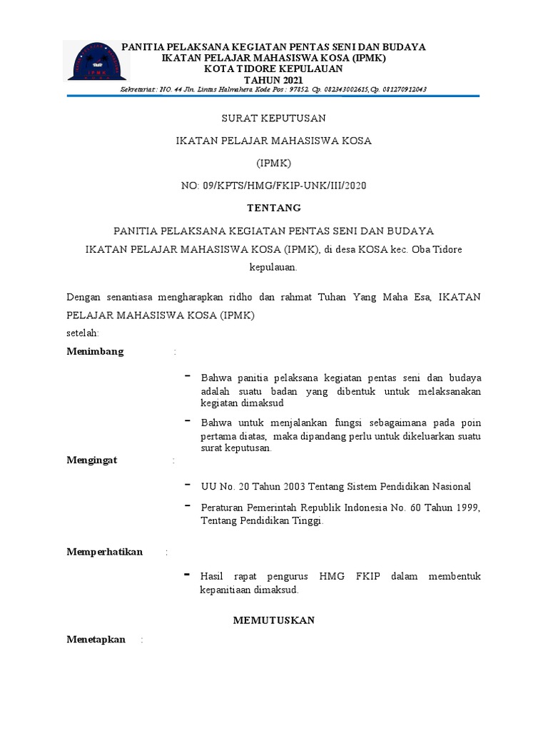 Berkas Proposal | PDF