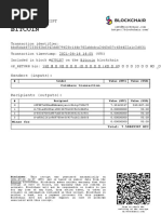 Bitcoin Transaction Receipt Details | PDF