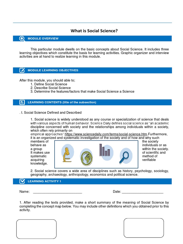 Fsse Modules 1-5 | PDF | Social Sciences | Science