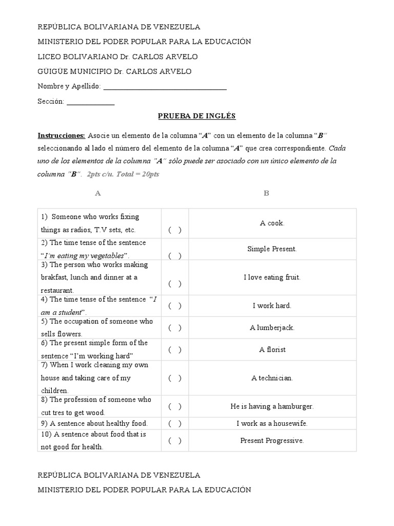 Prueba Pareo | PDF | Eating Behaviors Of Humans | Food And Drink