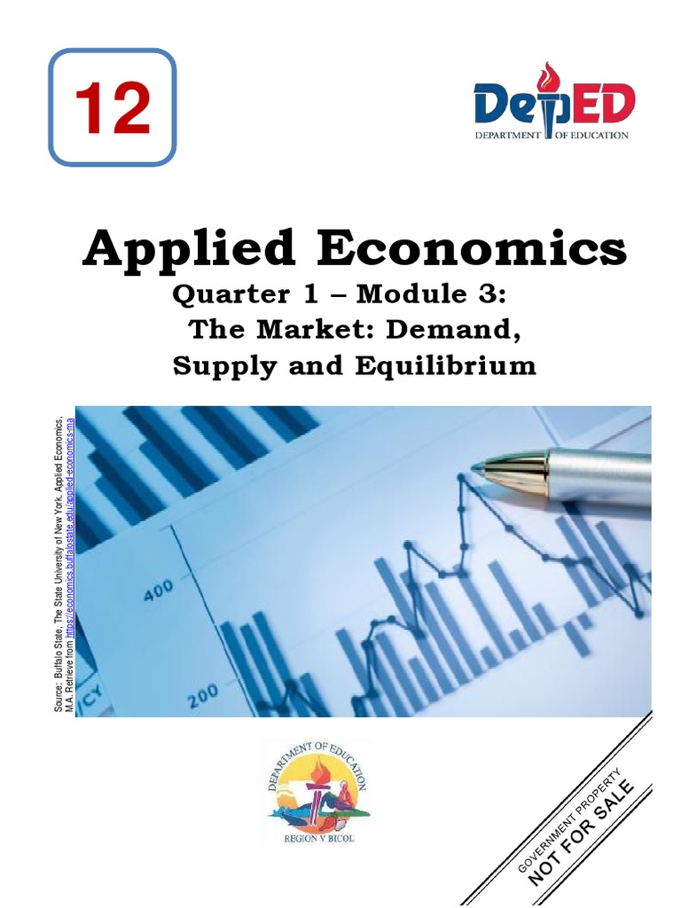 Applied Economics Module 3 Q1 | PDF | Supply And Demand | Supply ...