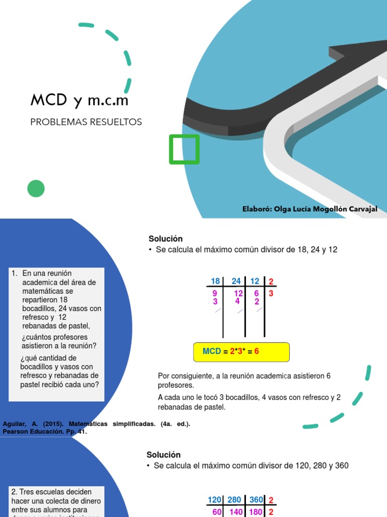 Recurso 2 MCD MCM | PDF | Aritmética | Matemáticas