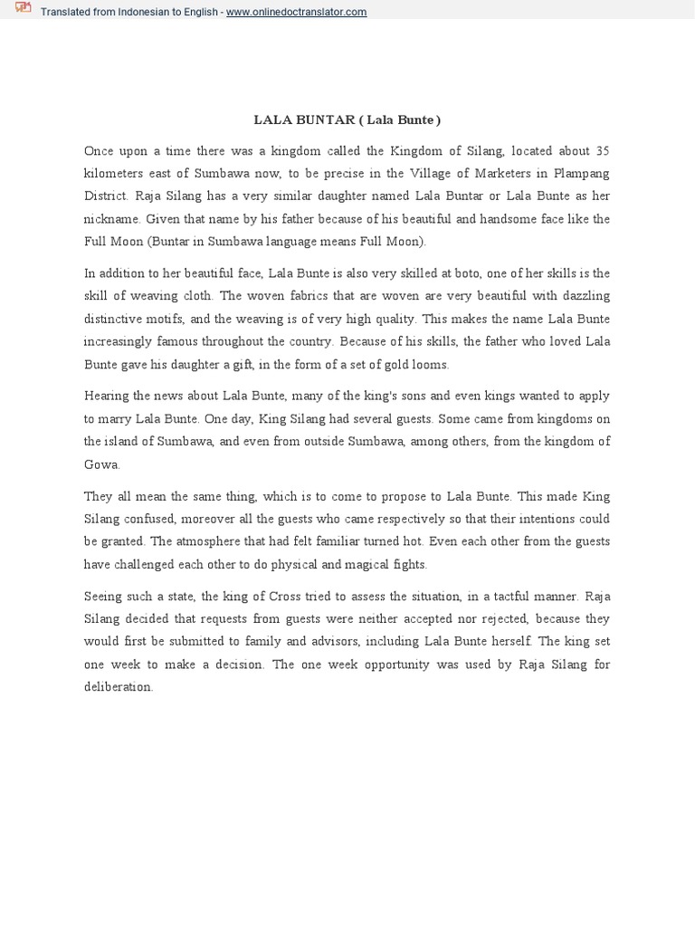 LALA BUNTAR (Lala Bunte) | PDF | Weaving