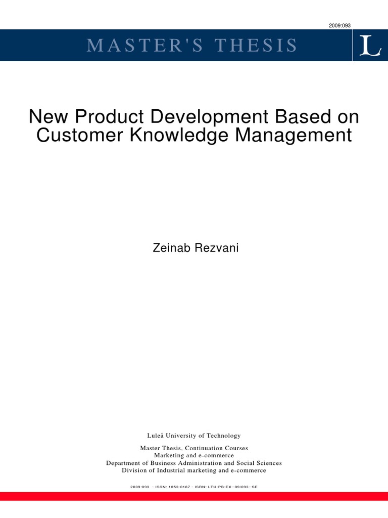 FULLTEXT02 | PDF | New Product Development | Tacit Knowledge