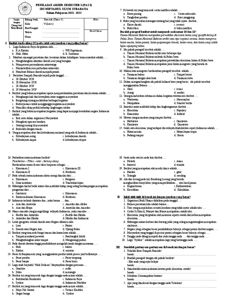 Pas Tema 5 KLS 5 | PDF