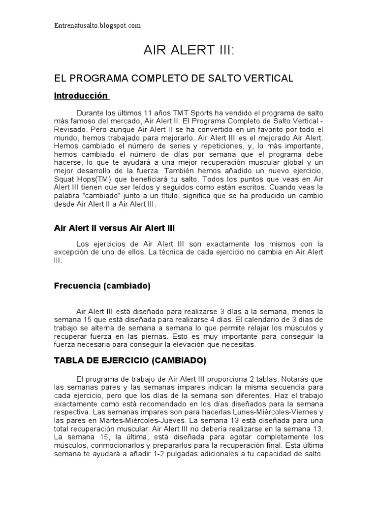 Air Alert III en Español | PDF