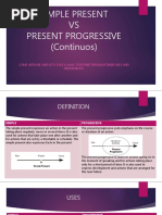 Simple Present vs Present Progressive Worksheet | PDF