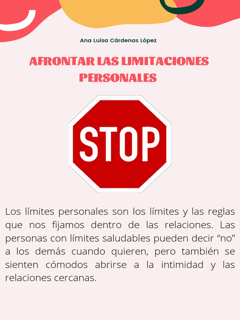 Afrontar Las Limitaciones Personales | PDF