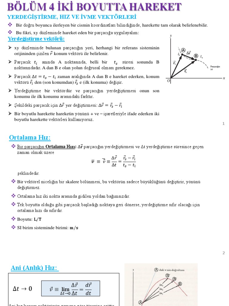 4 Bolum Ikiboyuttahareket | PDF