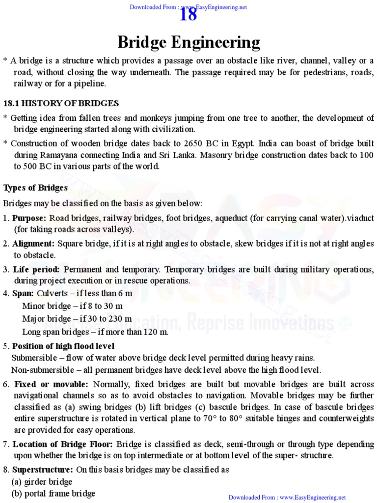 Bridge Theory With Questions | PDF | Bridge | Foundation (Engineering)