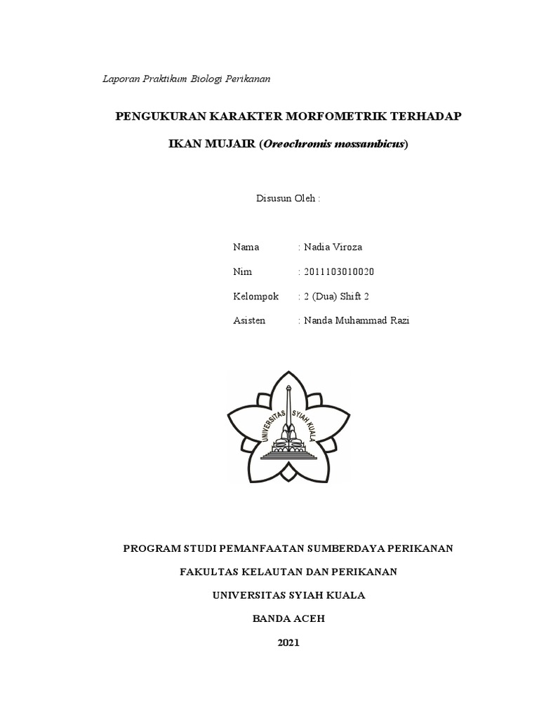 Laporan Bioper (Morfometrik) | PDF
