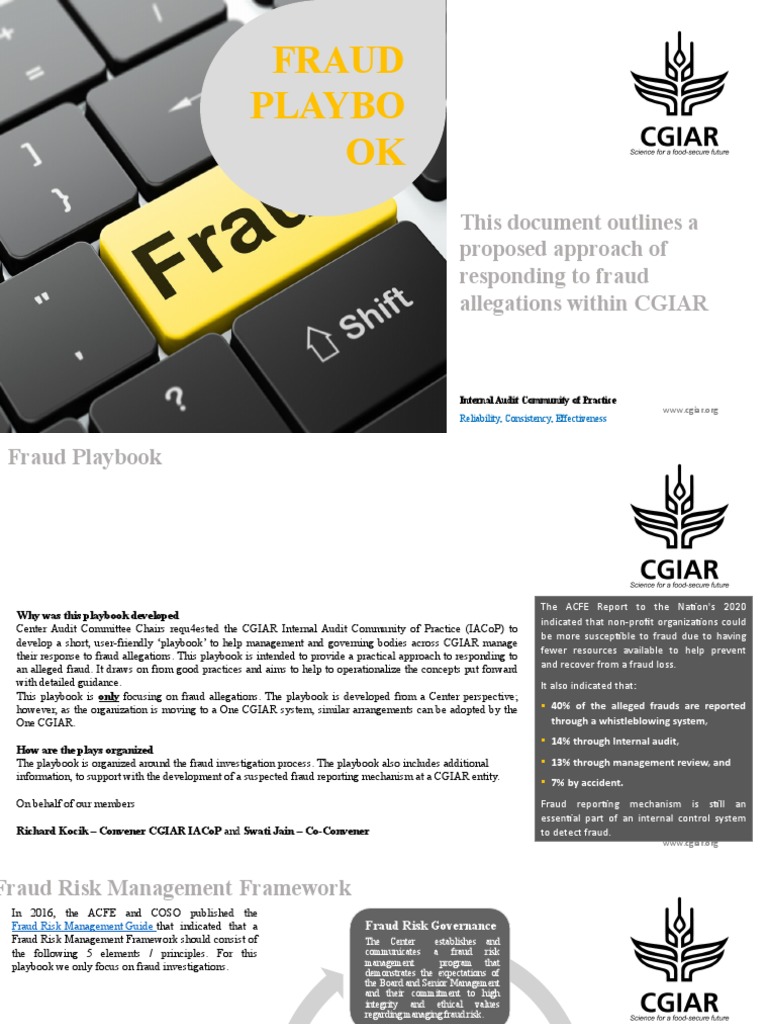 2020 Fraud Investigation Playbook V 23 June | PDF | Internal Audit | Audit