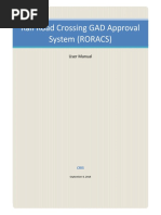 ROB/RUB GAD Approval Steps in RORACS | PDF | Government | Business