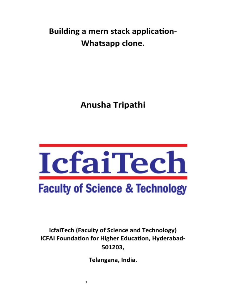 MernStack Project | PDF | Web Application | World Wide Web