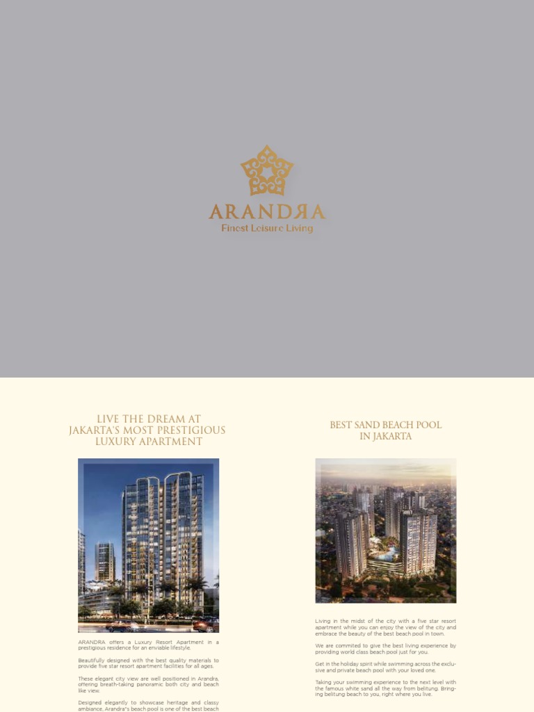 New E Brochure Arandra - Compressed | PDF | Tourist Attractions ...