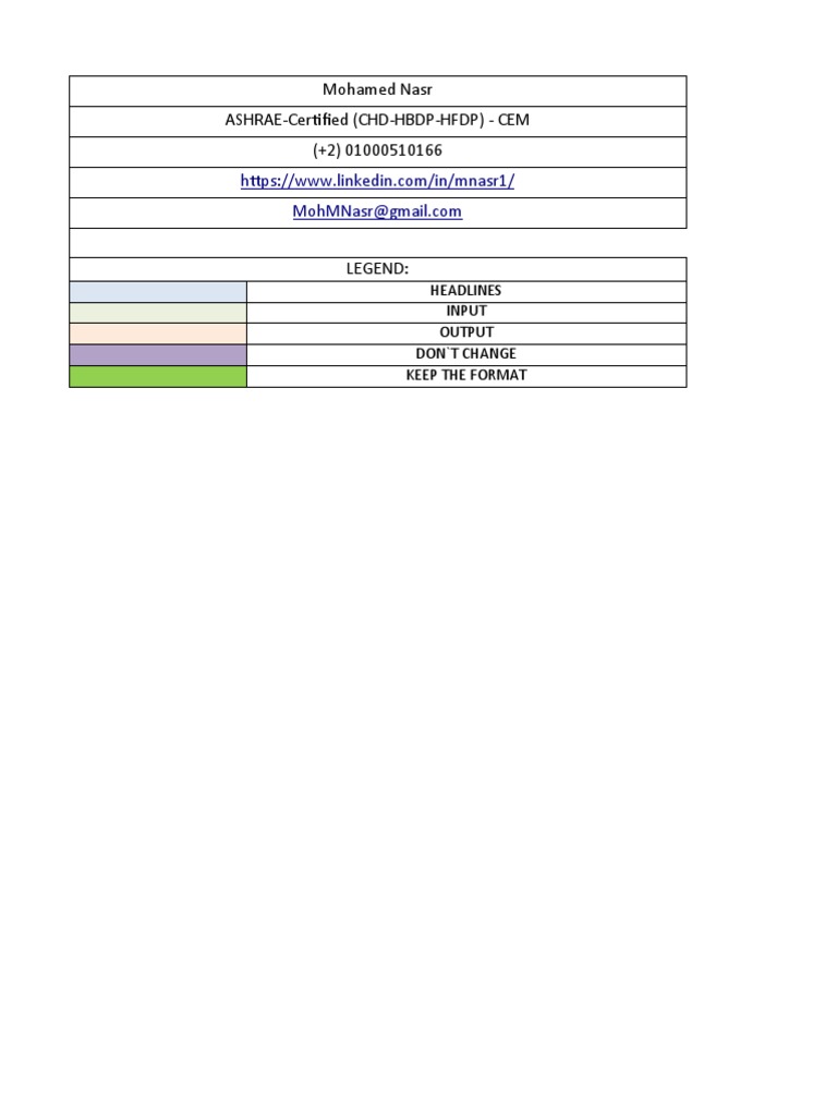 Mohamed Nasr ASHRAE-Certified (CHD-HBDP-HFDP) - CEM (+2) 01000510166 | Descargar gratis PDF ...