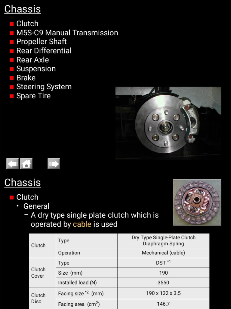 Clutch M5S-C9 Manual Transmission Propeller Shaft Rear Differential ...