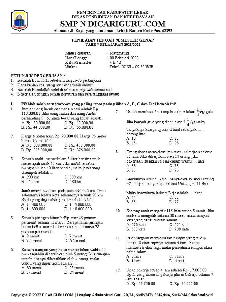 PTS Ii MTK Vii | PDF
