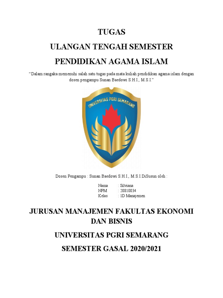 Pendidikan Agama Islam | PDF | Agama & Spiritualitas