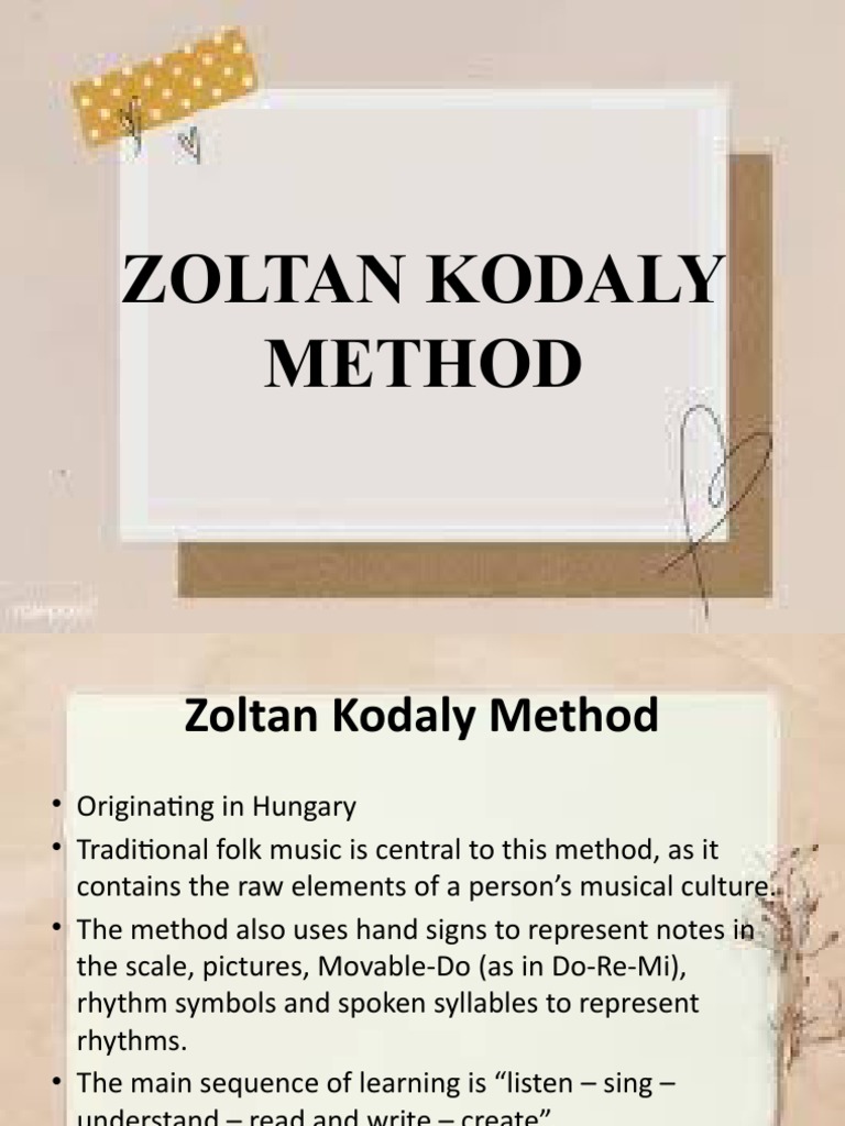 Zoltan Kodaly Method | PDF