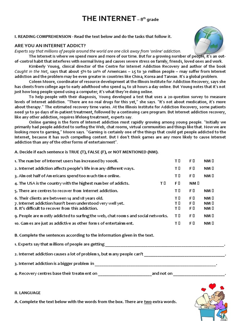 The Internet: Grade | PDF | Substance Dependence | Internet