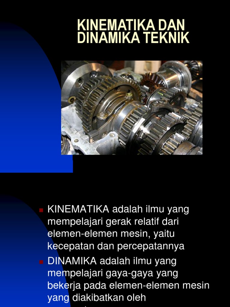 Kinematika Dinamika 2017 | PDF | Sains & Matematika | Teknologi & Rekayasa