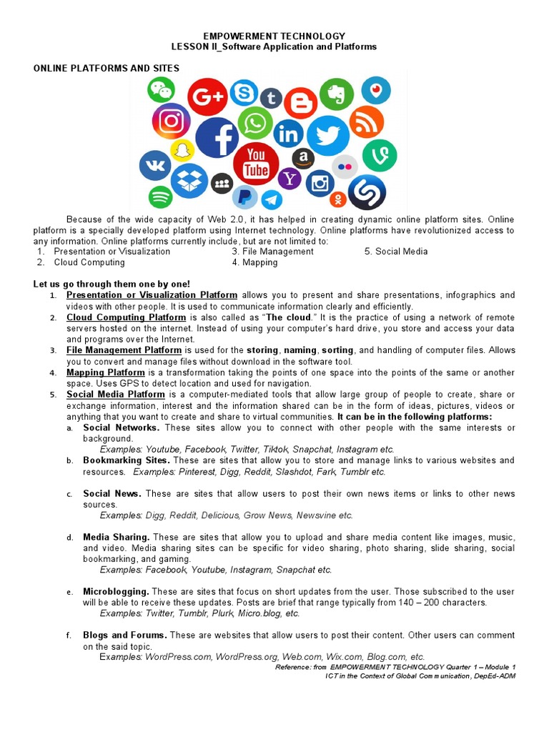 Q3 - Week 3 4 - Las 2 3 - Empowerment Technology | PDF | Internet ...