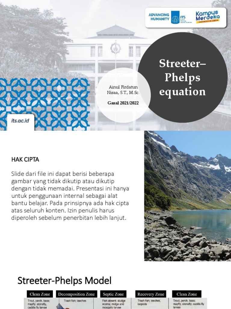 03b Streeter Phelps Equation | PDF