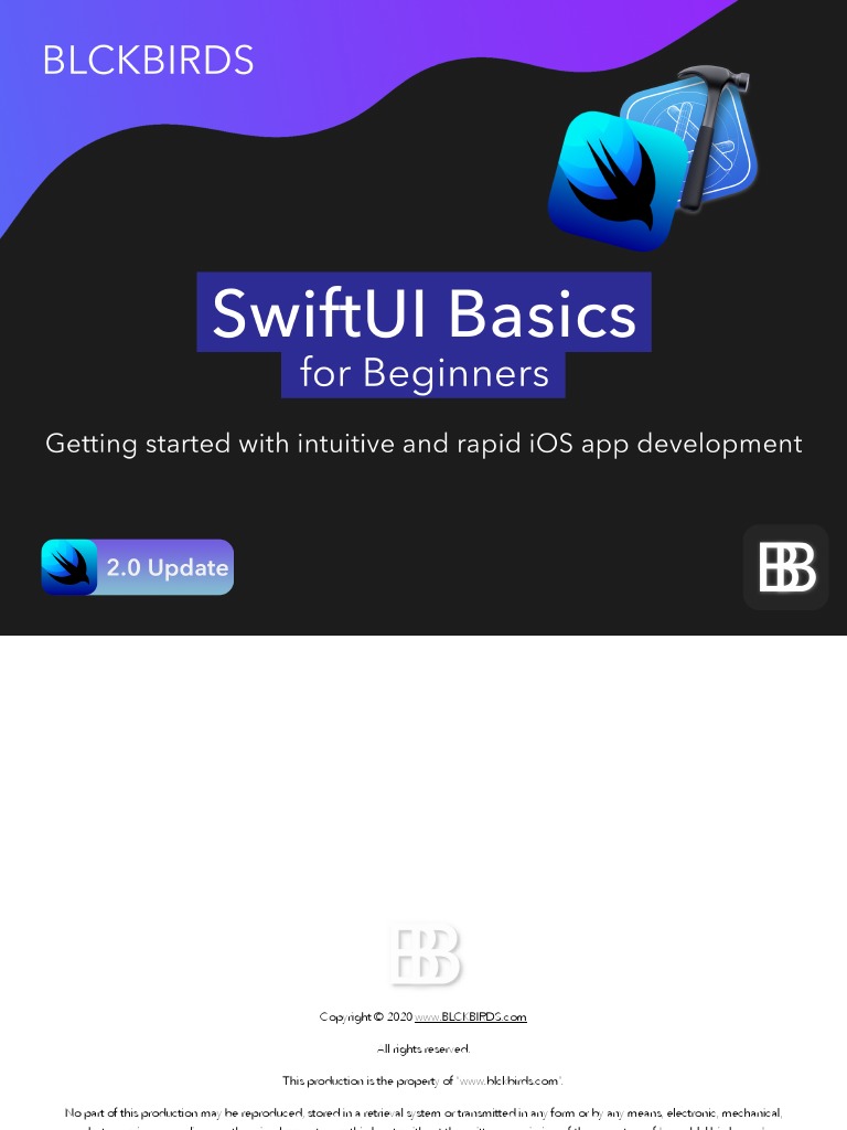 Swiftui Basics 2 0 Pdf Xcode Ios